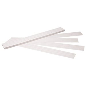 sentence strips, 24 x 3, white, 100/pack