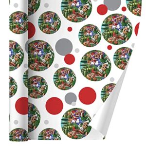 graphics & more alice in wonderland garden party gift wrap wrapping paper roll