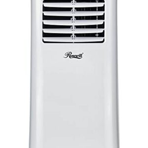 Rosewill Portable Air Conditioner 7000 BTU, AC Fan & Dehumidifier 3-in-1 Cool/Fan/Dehumidify w/Remote Control, Quiet Energy Efficient Self Evaporation AC Unit for Single Room Use, RHPA-18001,White