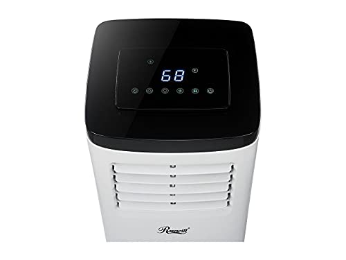 Rosewill Portable Air Conditioner 7000 BTU, AC Fan & Dehumidifier 3-in-1 Cool/Fan/Dehumidify w/Remote Control, Quiet Energy Efficient Self Evaporation AC Unit for Single Room Use, RHPA-18001,White