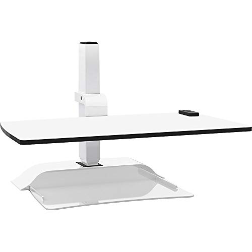 Safco Products 2191WH Soar Electric Sit/Stand Desk Converter, White