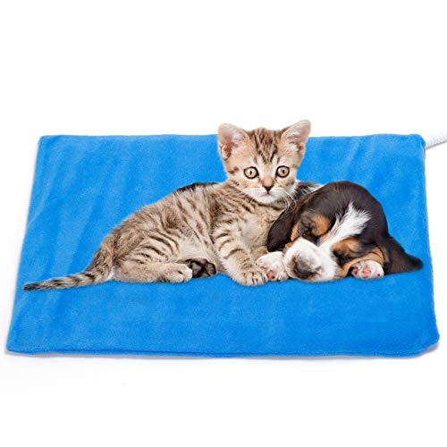 MARUNDA Pet Heating Pad,Cat Dog Electric Pet Heating Pad Indoor Waterproof,Auto Constant Temperature, Chew Resistant Steel Cord