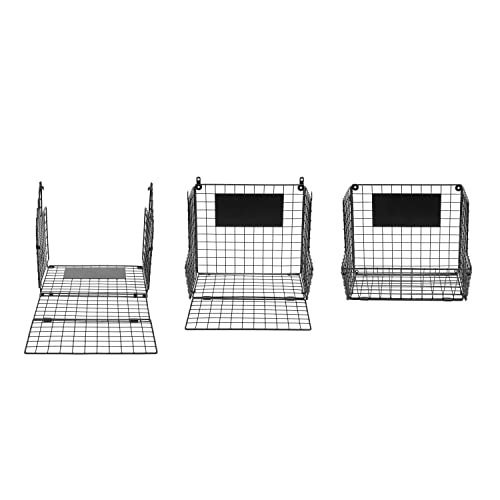 Saratoga Home Wall Fruit Baskets For Kitchen Fruit Basket Wall Mount, Wall Fruit Baskets for Kitchen, Hanging Wall Basket, Hanging Baskets for Organizing, Onion and Potato Storage, Wired Baskets