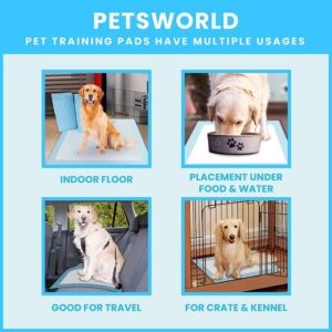 PETSWORLD Enormous Dog Training/Potty Pads (37x54 inch), XXXL Enormous, Tear Resistant, Extremely Strong Leak-Proof Backing