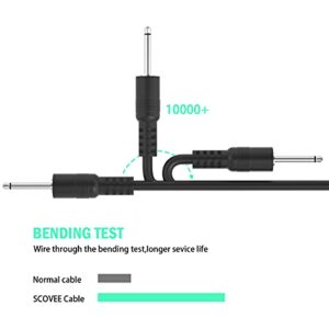 SCOVEE 3ft Replacement DC Charging Cable,2.5mm Charger Cord,USB DC Charger,USB to DC 2.5mm Fast Charger Cord Adapter