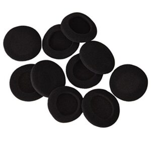 WOIWO 30 PCS Sponge Earbuds Cover Replacements Soft Foam Headphone Cap Ear Pads Black