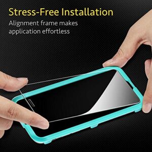 ESR Screen Protector Compatible for iPhone 11, iPhone XR [2 Pack] [Easy Installation Frame] [Case Friendly], Premium Tempered Glass Screen Protector for iPhone 6.1 Inch (2019)