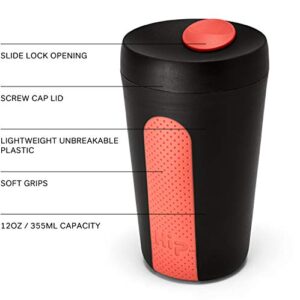 Hip Hip Travel Cup 355 ml Capacity, Midnight/Coral