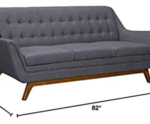 Armen Living Janson Sofa, Dark Gray