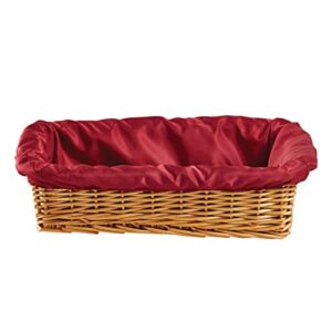 offering basket for church collection receiving with removable liner without handle religious supplies, 16 inch