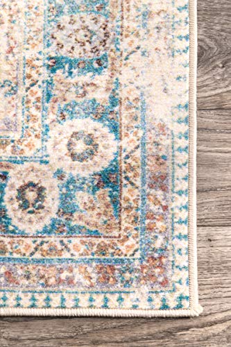 nuLOOM Liliana Vintage Persian Area Rug, 5' 5" x 8', Ivory