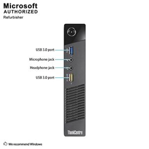 lenovo ThinkCentre M93P Tiny Mini Business Desktop Computer, Intel Dual-Core i5-4570T Processor up to 3.60 GHz, 8GB RAM, 240GB SSD, WiFi, Windows 10 Pro (Renewed)