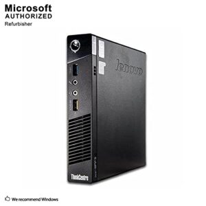 lenovo ThinkCentre M93P Tiny Mini Business Desktop Computer, Intel Dual-Core i5-4570T Processor up to 3.60 GHz, 8GB RAM, 240GB SSD, WiFi, Windows 10 Pro (Renewed)