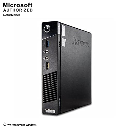 lenovo ThinkCentre M93P Tiny Mini Business Desktop Computer, Intel Dual-Core i5-4570T Processor up to 3.60 GHz, 8GB RAM, 240GB SSD, WiFi, Windows 10 Pro (Renewed)