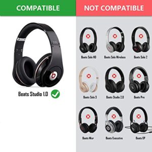 Learsoon Studio1.0 Replacement Top Headband Foam Cushion Pad Repair Parts for Beats Studio 1.0 Wired Studio (1st Gen) Wireless Over-Ear Headphone (White)