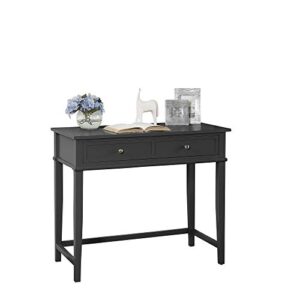 franklin writing desk, black