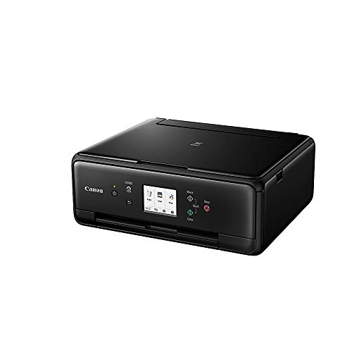 Canon PIXMA TS6220 Wireless All In One Photo Printer with Copier, Scanner and Mobile Printing, Black, Works with Alexa