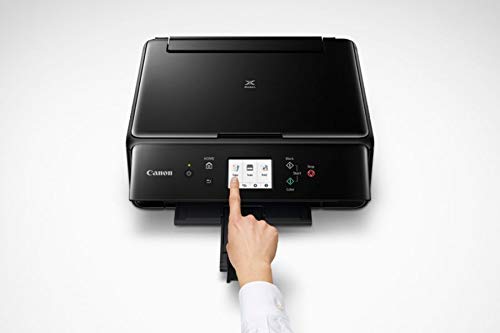 Canon PIXMA TS6220 Wireless All In One Photo Printer with Copier, Scanner and Mobile Printing, Black, Works with Alexa