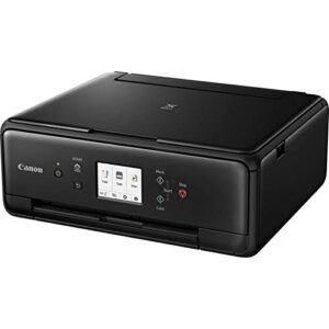 Canon PIXMA TS6220 Wireless All In One Photo Printer with Copier, Scanner and Mobile Printing, Black, Works with Alexa