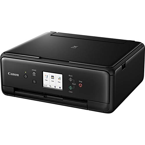 Canon PIXMA TS6220 Wireless All In One Photo Printer with Copier, Scanner and Mobile Printing, Black, Works with Alexa