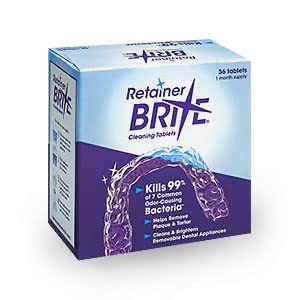 retainer brite 36 tablets - retainer cleaner tablets