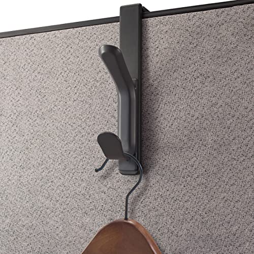 Officemate Double Coat Hooks for Cubicle Panels, Adjustable, Comes in 2 Pack (22009)