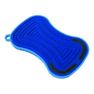 kuhn rikon stay clean 3-in-1 scrubber blue