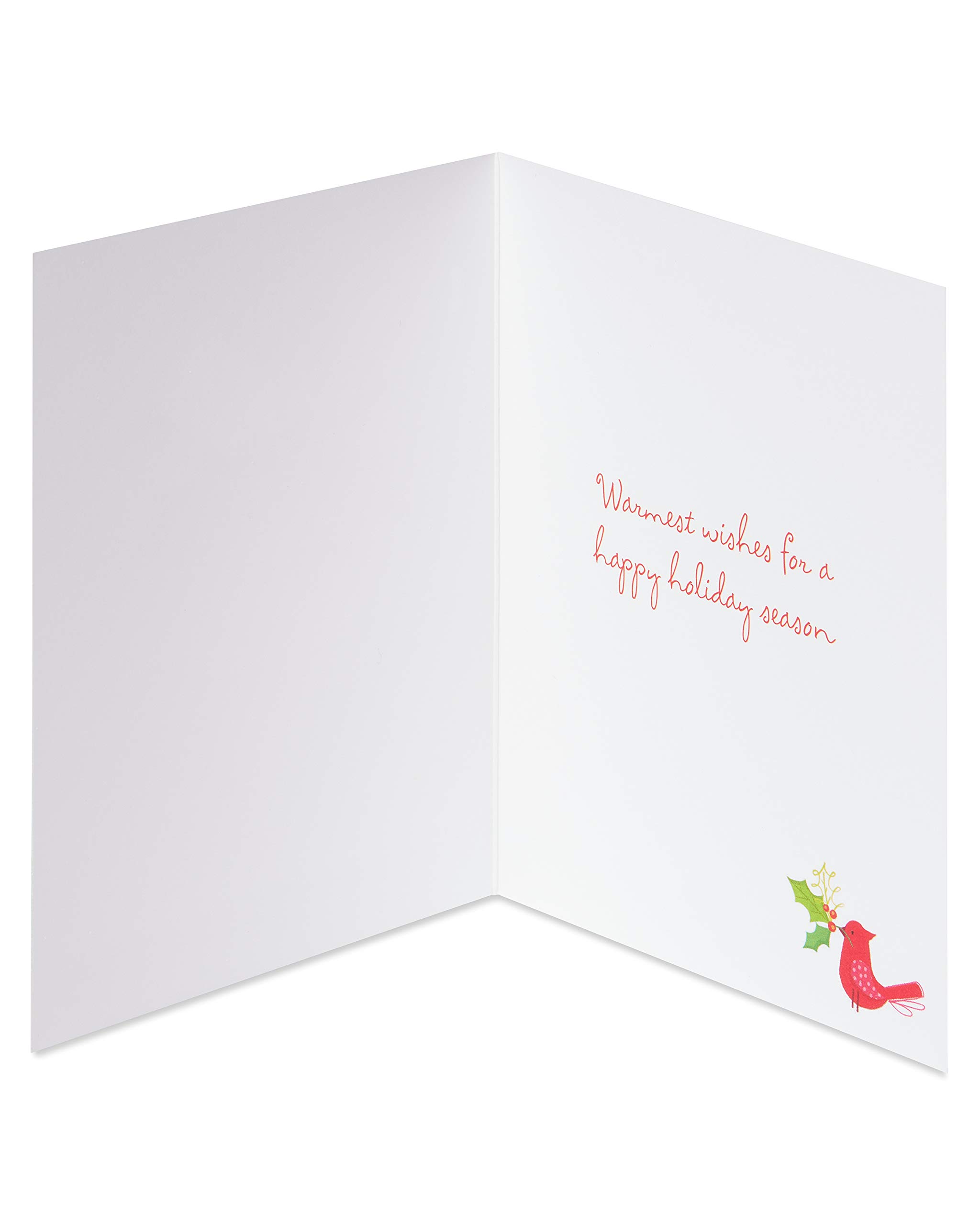 Papyrus Christmas Cards Boxed with Envelopes, Happy Holiday Season, Jingle Bell (20-Count)