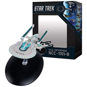 eaglemoss star trek the official starships collection #9: uss enterprise ncc-1701 b ship replica figurine