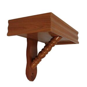 nt furniture buddha altar shelf stand wooden wall rack nop (8x12x12.5 inches, teak)