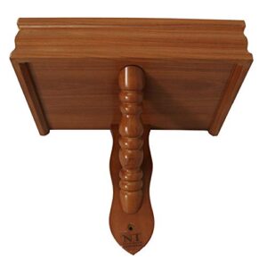 NT furniture Buddha Altar Shelf Stand Wooden Wall Rack Nop (8x12x12.5 inches, Teak)