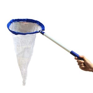 Butterfly Net Telescopic Students and Adults Insect Net with Telescoping Aluminum Handle Extendable 32" Inch