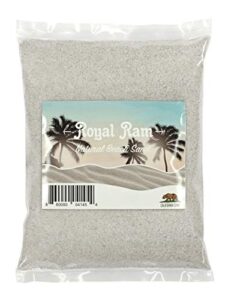 royal ram 2 pounds natural california sand - for interior decor, vase filler, sand crafts and more