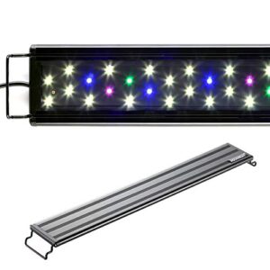 aquaneat led aquarium light full spectrum for 12 inch to 16 inch fish tank light fresh water light multi-color