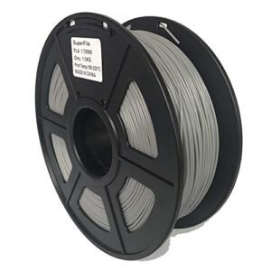 superfila pla 3d printer filament for ender 3 v2/ender 3 pro/ender 3 max/cr-10 v3/ender 5 pro, dimensional accuracy +/- 0.03 mm, 1 kg spool, 1.75 mm, grey