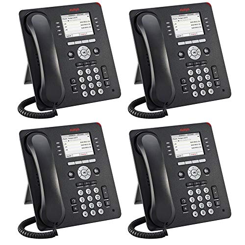 Avaya 9611G 4 PACK IP Gigabit Office Phone 700510904 (Renewed)