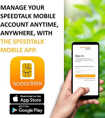 SpeedTalk Mobile $5 Prepaid Wireless Pay Go Plan for Smartphones & Cellphones | 5G 4G LTE | 100 Talk, 100 Text, 100 MB Data |Triple Cut (Mini,Micro,Nano) Sim Card | No Contract | 30 Day Service