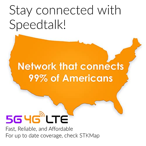 SpeedTalk Mobile $5 Prepaid Wireless Pay Go Plan for Smartphones & Cellphones | 5G 4G LTE | 100 Talk, 100 Text, 100 MB Data |Triple Cut (Mini,Micro,Nano) Sim Card | No Contract | 30 Day Service