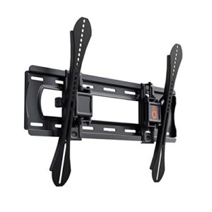 echogear advanced tilt tv wall mount - extends to enable maximum tilt range on large tvs up to 86" - fireplace friendly design with universal bracket & easy install