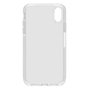 OtterBox iPhone XR Symmetry Series Case - CLEAR, ultra-sleek, wireless charging compatible, raised edges protect camera & screen