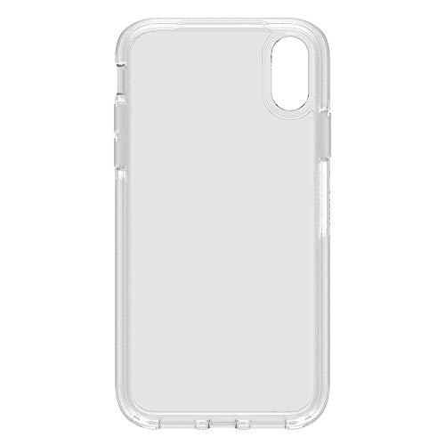 OtterBox iPhone XR Symmetry Series Case - CLEAR, ultra-sleek, wireless charging compatible, raised edges protect camera & screen