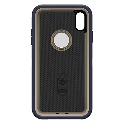 OtterBox DEFENDER SERIES SCREENLESS Case Case for iPhone Xs Max - Retail Packaging - DARK LAKE (CHINCHILLA/DRESS BLUES)