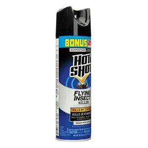 Hot Shot Flying Insect Killer3 Aerosol, Clean Fresh Scent, 18.75 oz