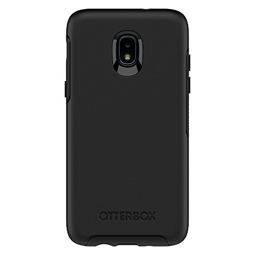 OtterBox Symmetry Series Case for Samsung Galaxy J3/J3 (2018)/J3 V 3rd gen/J3 3rd gen/Amp Prime 3/J3 Star - Retail Packaging - Black