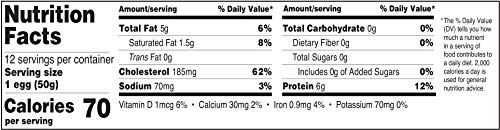 Amazon Brand - Happy Belly Cage-Free, Large, White Eggs, 1 Dozen (Packaging May Vary)