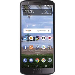 total wireless motorola moto g6 4g lte prepaid smartphone (locked) - black - 16gb - sim card included - cdma