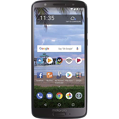 Total Wireless Motorola Moto G6 4G LTE Prepaid Smartphone (Locked) - Black - 16GB - Sim Card Included - CDMA