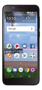 total wireless carrier-locked tcl lx 4g lte prepaid smartphone - black - 16gb - sim card included - cdma