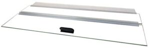 h2pro 30" glass canopy 20 long/29 gallon aquarium fish tank (29.21 x 11.69 x 0.16in), clear, 30gt