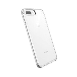 speck products presidio stay clear iphone 8 plus/iphone 7 plus/iphone 6s plus case, clear/clear, iphone 8+/7+/6s+/6+ (119400-5085)